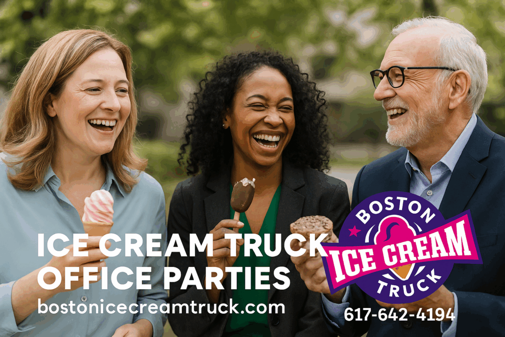 Celebrate Office Party with Boston Ice Cream Truck