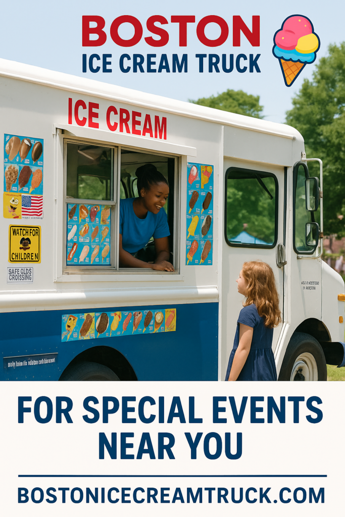 Boston Ice Cream Truck for Ice Cream Summer Events